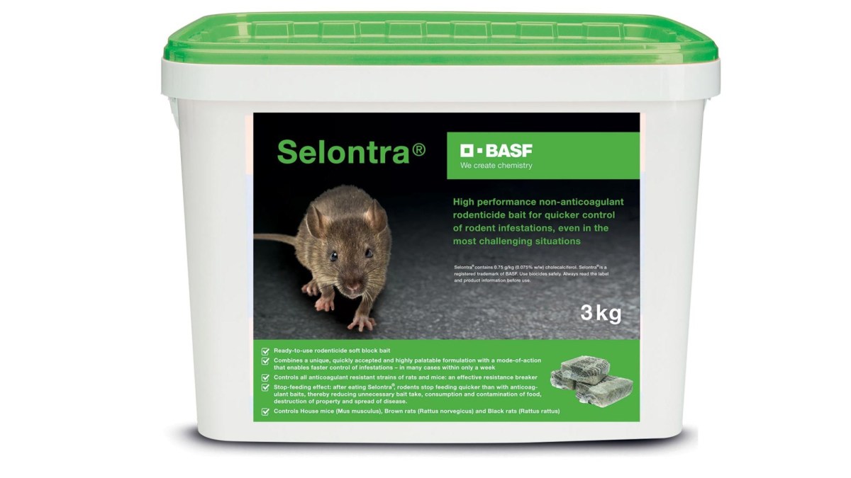 Selontra® gnagerfritt på ned til 7 dager